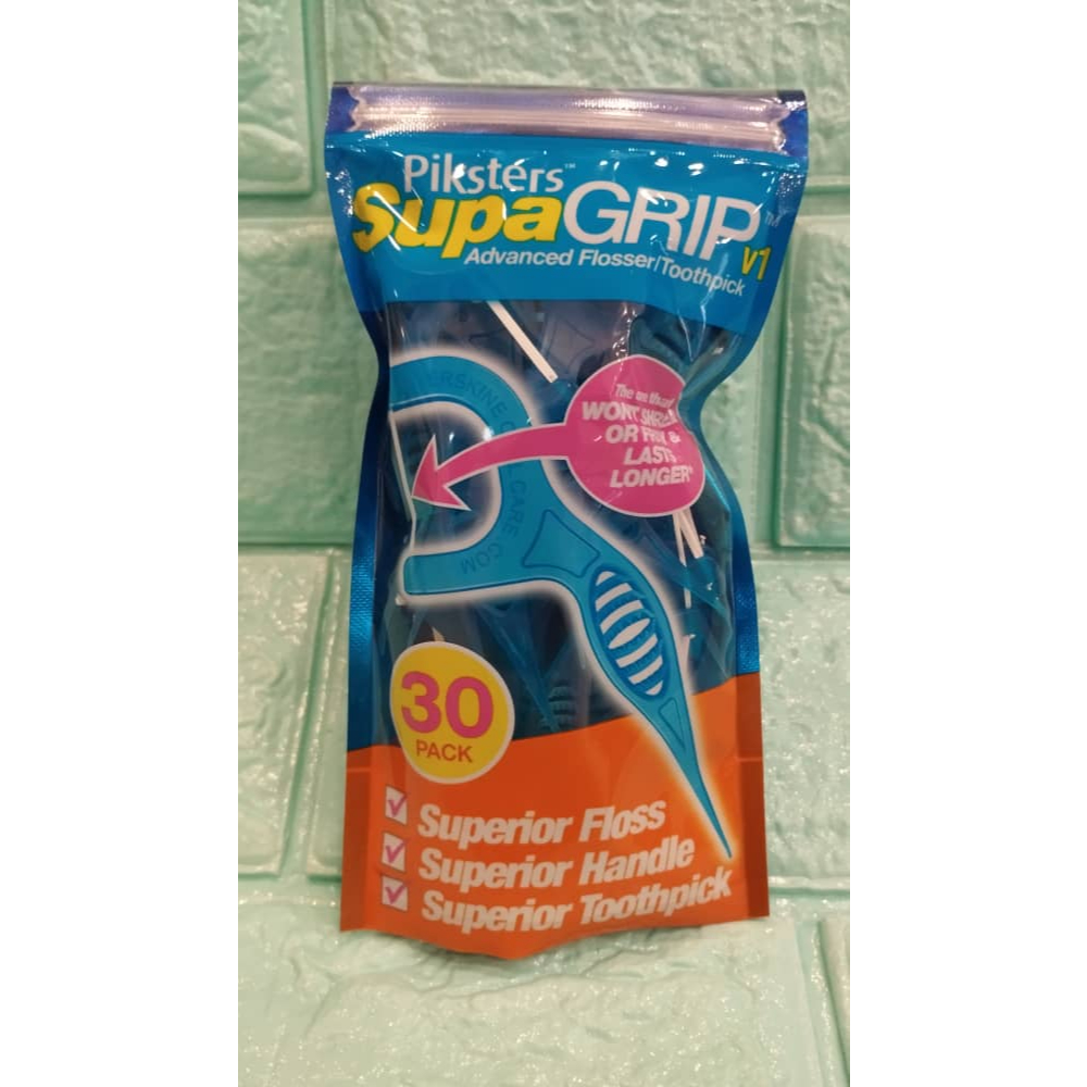 PIKSTER SupaGrip 30's Advance Flosser / Toothpick | Shopee Malaysia