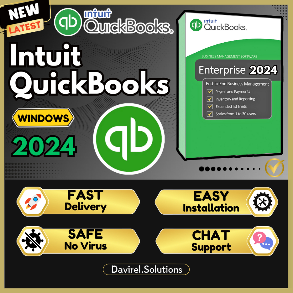 Intuit QuickBooks Enterprise Solution Accountant 2024 | Genuine Serials ...