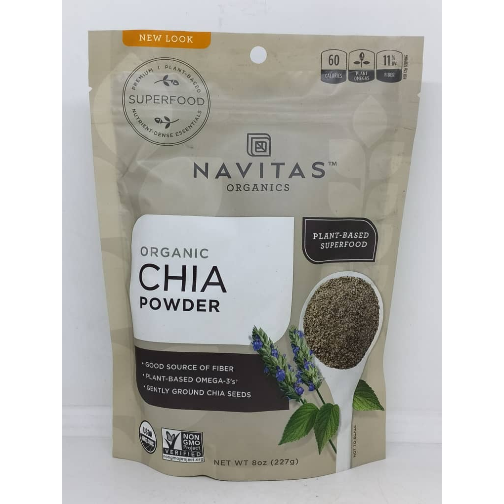 NAVITAS-ORGANIC CHIA POWDER 227G | Shopee Malaysia