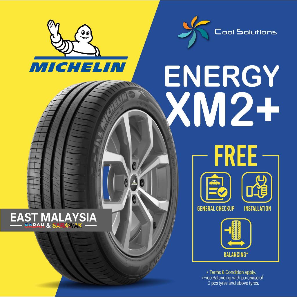 MICHELIN ENERGY XM2+ 175/65R14; 185/60R14; 185/65R14; 195/70R14; 175/65R15; 185/55R15; 185/60R15 ...