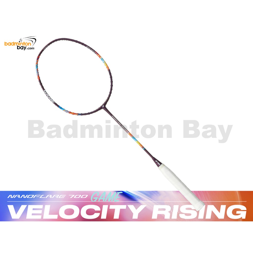 Yonex Nanoflare 700 Game Midnight Purple/Silver Skyblue 2NF-700G (Made In Taiwan) Badminton ...