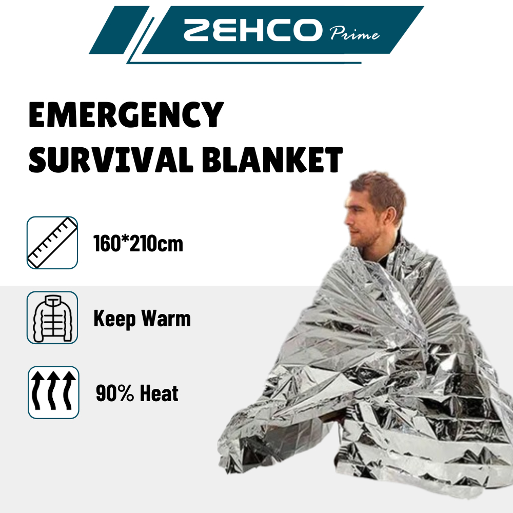 Emergency Blanket Survival 160cm*210cm Outdoor Thermal Blanket First ...