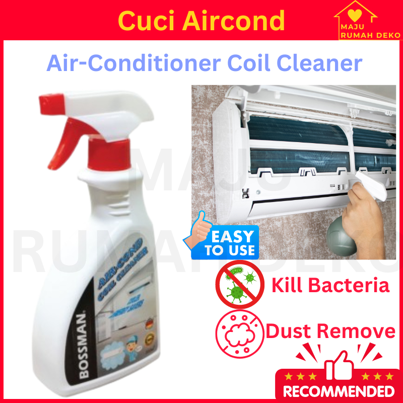 Maju Bossman Aircond Cleaner 500ml Air Conditioner Cleaner for Air Con ...