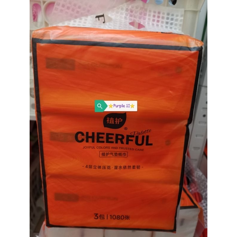 Cheerful Tissue 3X360pcs | Shopee Malaysia