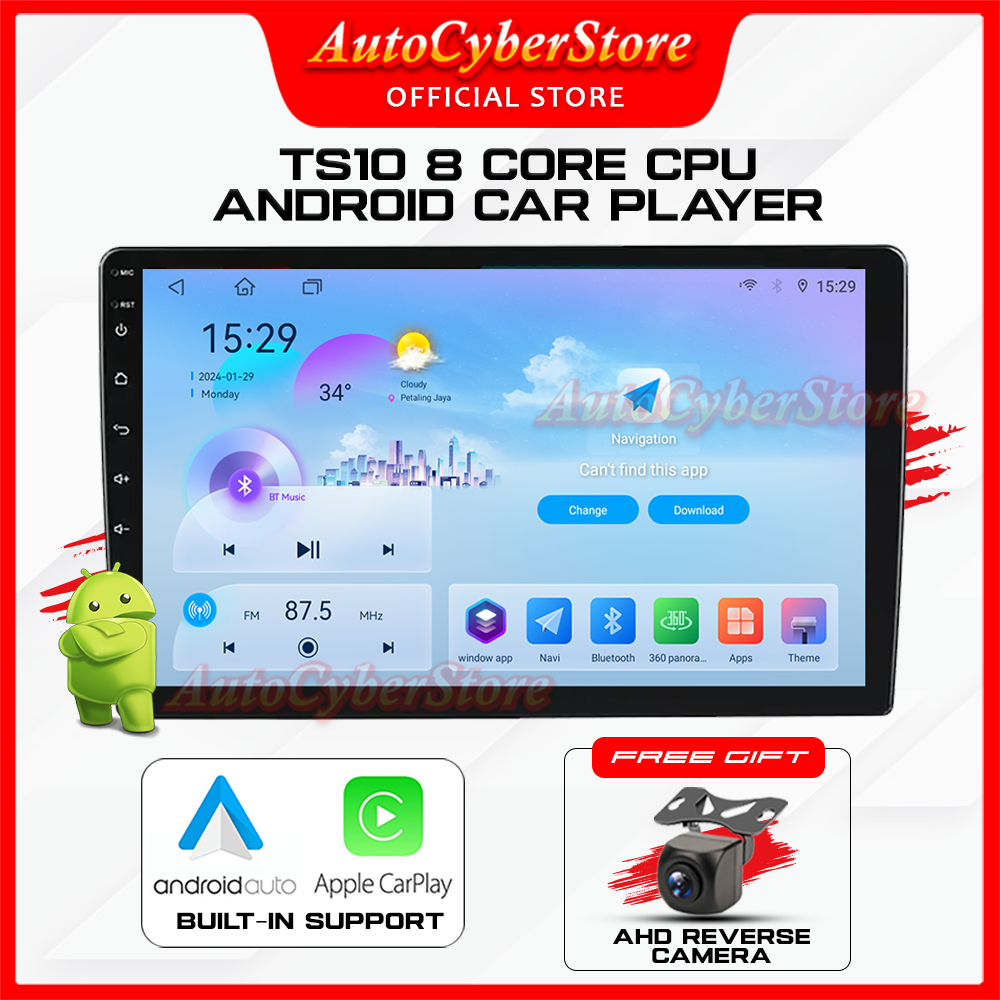 9/10 Inch TS10 Android 13 Car Android Player 8 Core CPU DSP QLED Screen ...