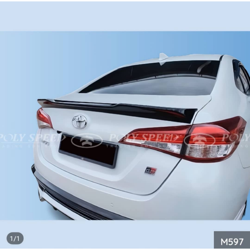 Toyota Vios 3rd Generation 2021 GRS Spoiler Fiber Body Kit Ready Stock ...