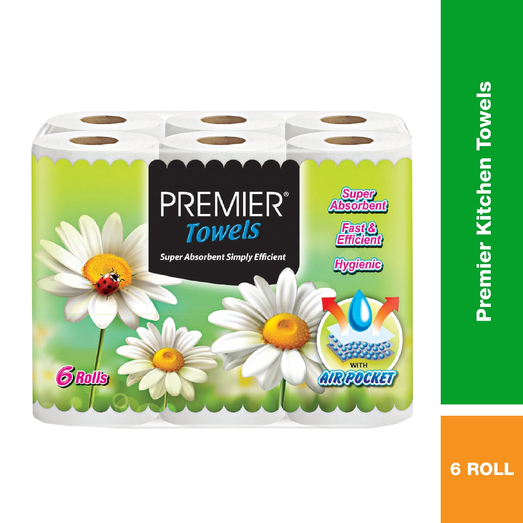 Premier Kitchen Towel Tissue (6 Roll x 60's) | Shopee Malaysia