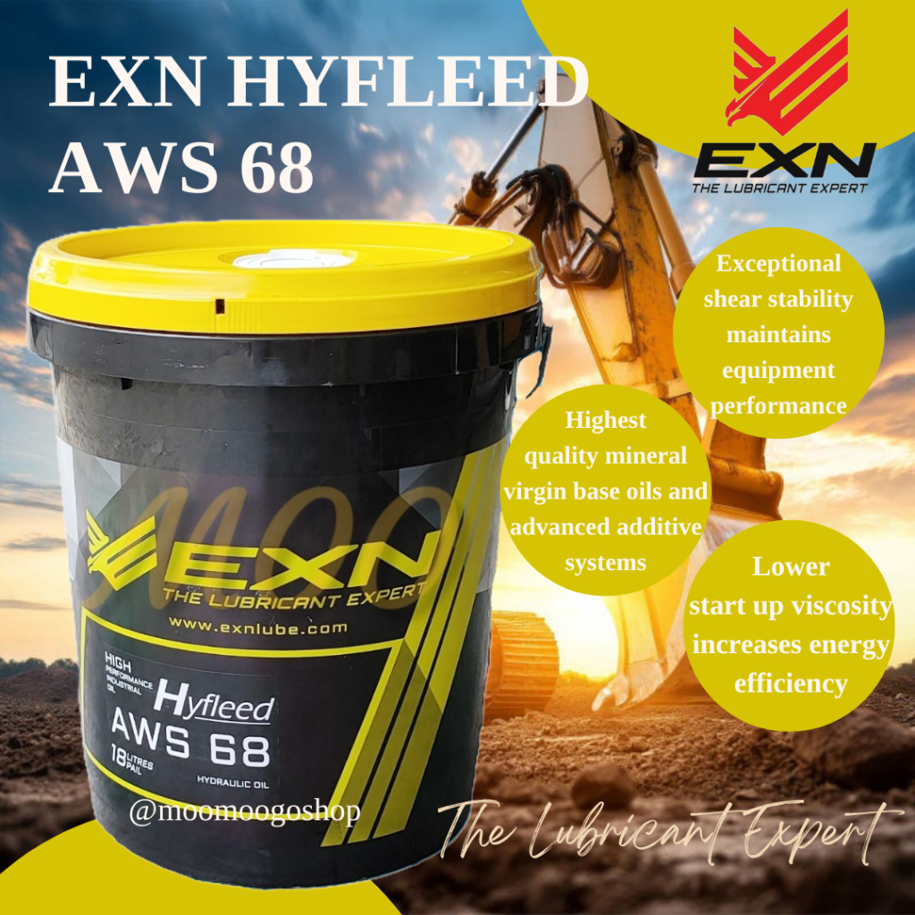 EXN HYFLEED HYDRAULIC OIL AWS 68 EP 68 1 LITRES HIGH PERFORMANCE ...