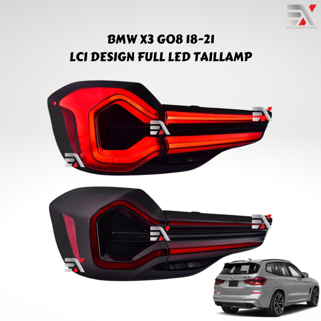 BMW X3 G08 18-21 LED TAIL LAMP - LCI DESIGN (SMOKE) | Shopee Malaysia