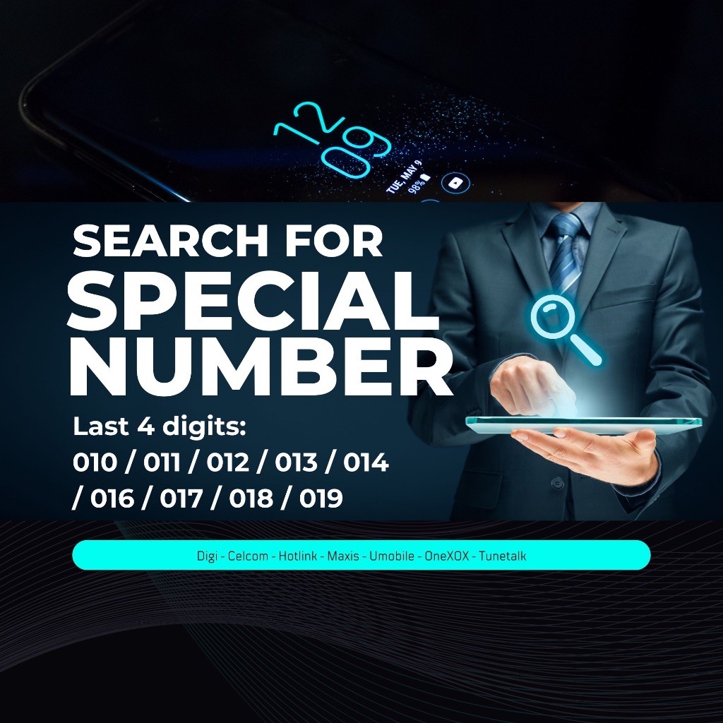 Search Special Phone Number (Category B) Fengshui VIP VVIP lucky ...