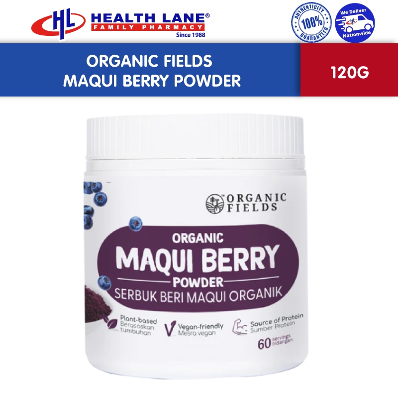 ORGANIC FIELDS MAQUI BERRY POWDER (120G) | Shopee Malaysia