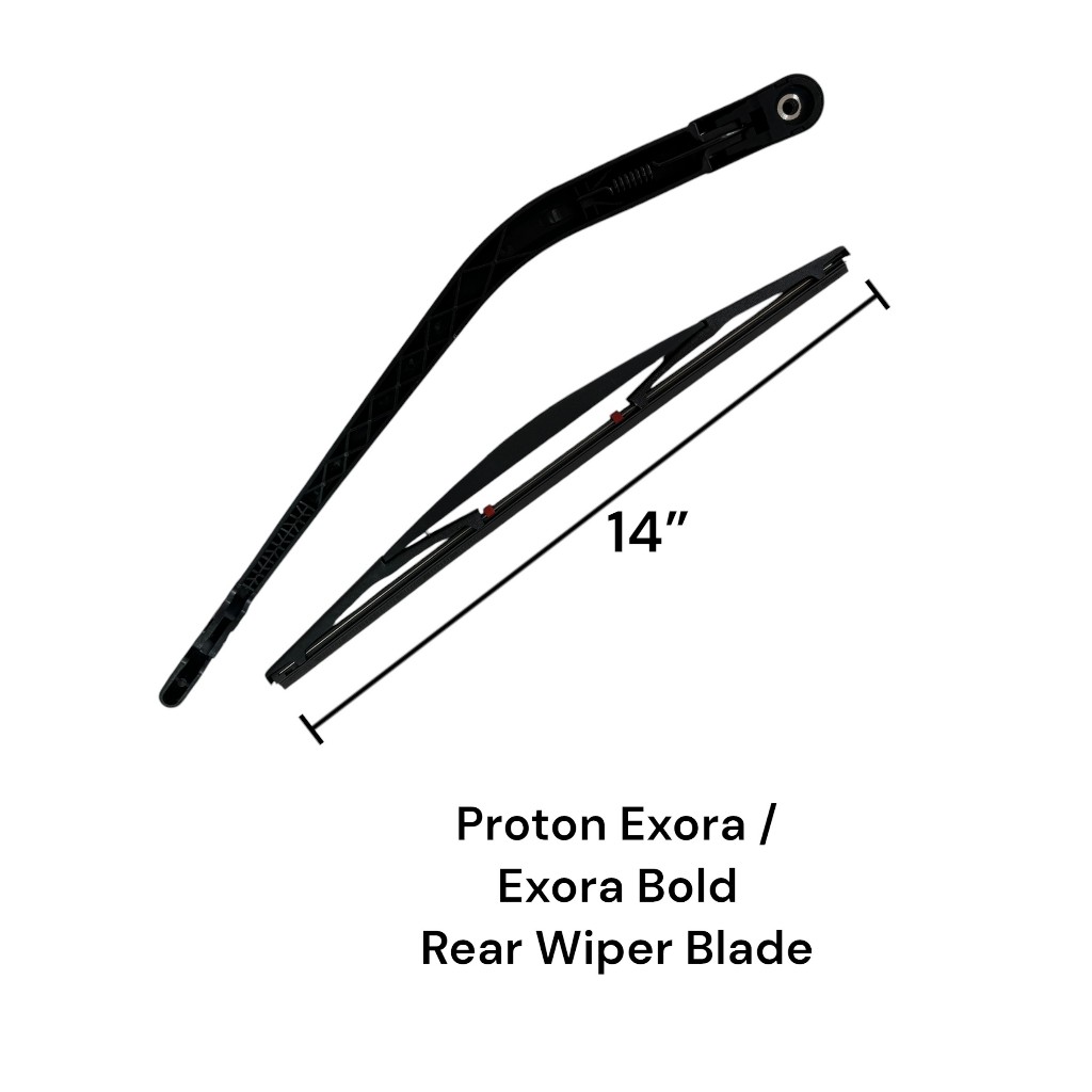 Proton Exora / Exora Bold Rear Wiper Blade With Arm (Full Set) | Shopee ...