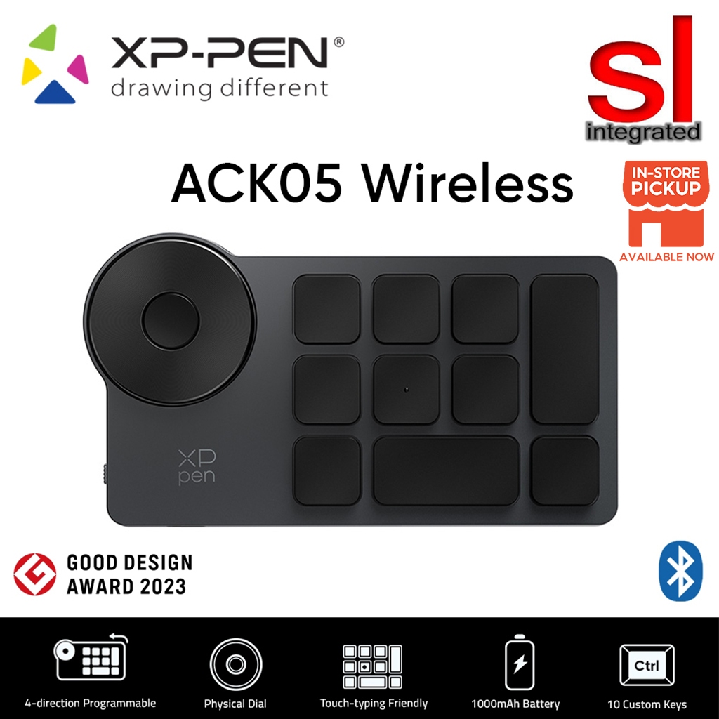 XP-Pen ACK05 Bluetooth Wireless Shortcut Remote | Shopee Malaysia
