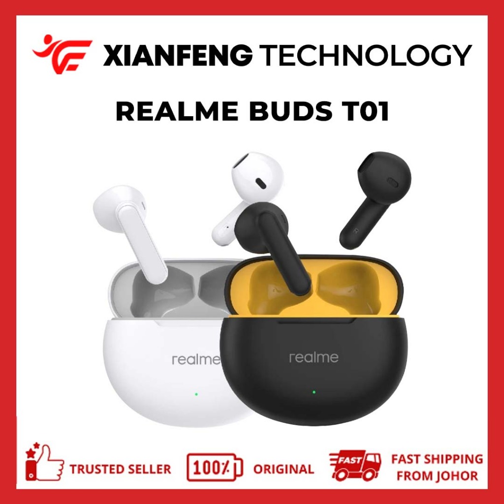 Realme Buds T01 | 28 hours Total Playback | Ai Noise Cancellation Calls ...