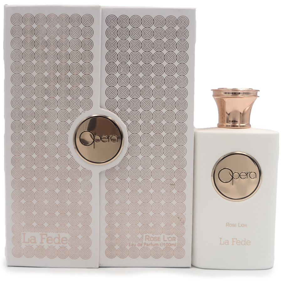 La Fede Rose L'OR Opera Collection, 100ml EDP Natural Spray By Khadlaj ...