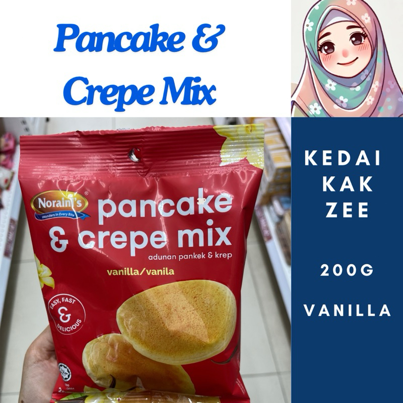 PANCAKE & CREPE NORAINI'S MIX VANILLA | Shopee Malaysia