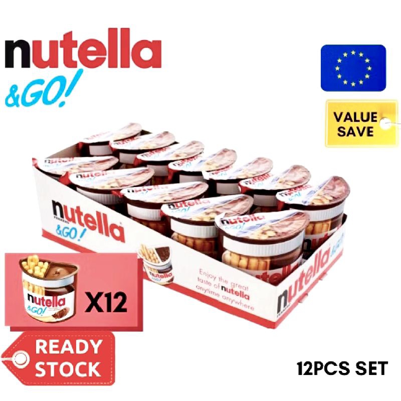 NUTELLA N GO CTN 52GX12PCS | Shopee Malaysia