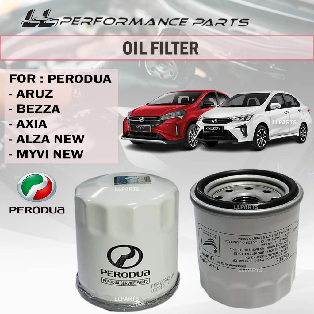 Original Engine Oil Filter 15601-00R02 Perodua Myvi New 2018 / Axia ...
