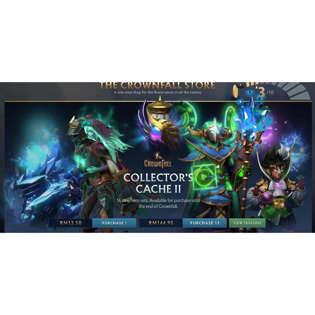 Dota 2 Crownfall Collector Cache II 2024 [Need friend on steam 30 days ...
