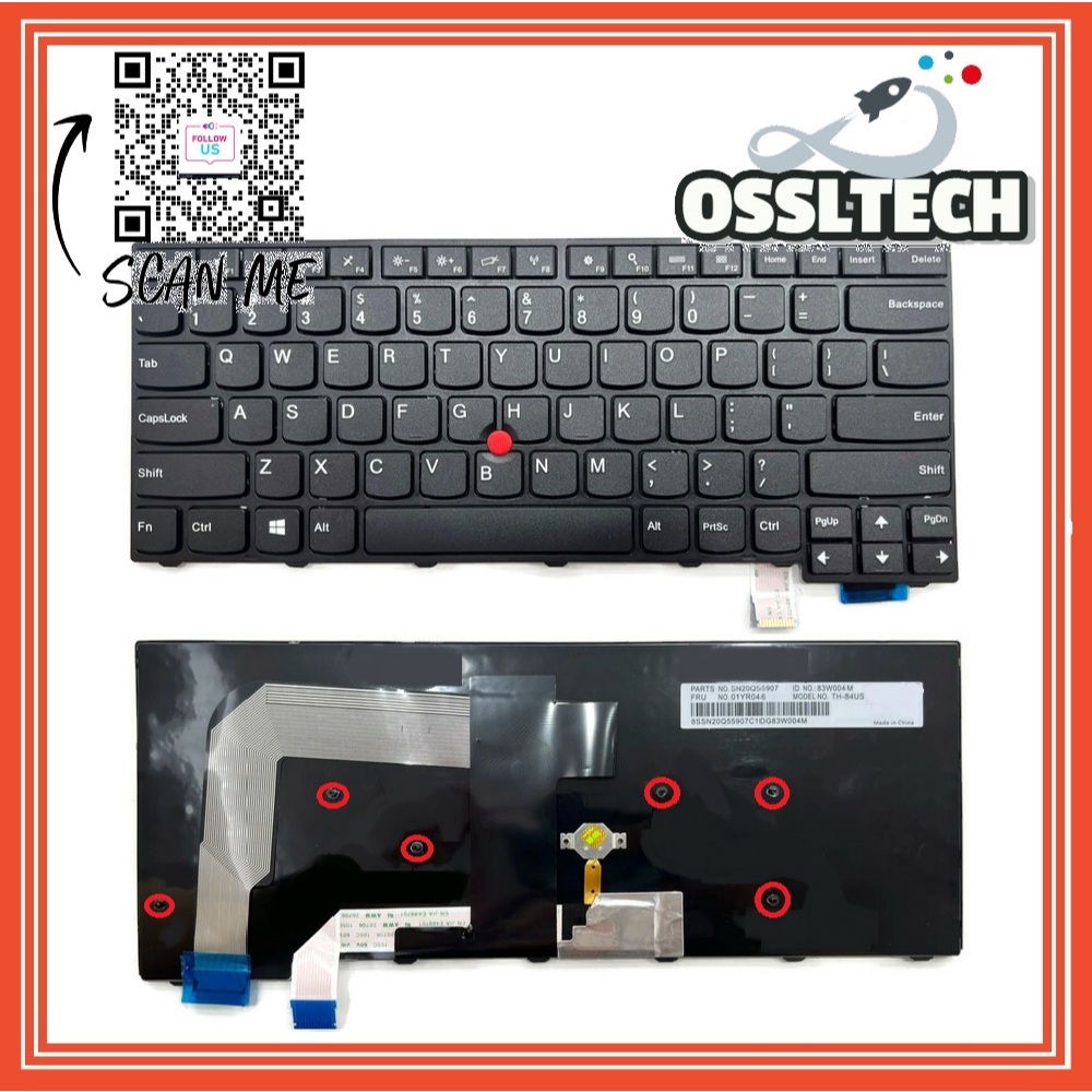 Lenovo ThinkPad T460S T470S 20HF 20HG 20JS 20JT 00PA452 SN20H42364 ...