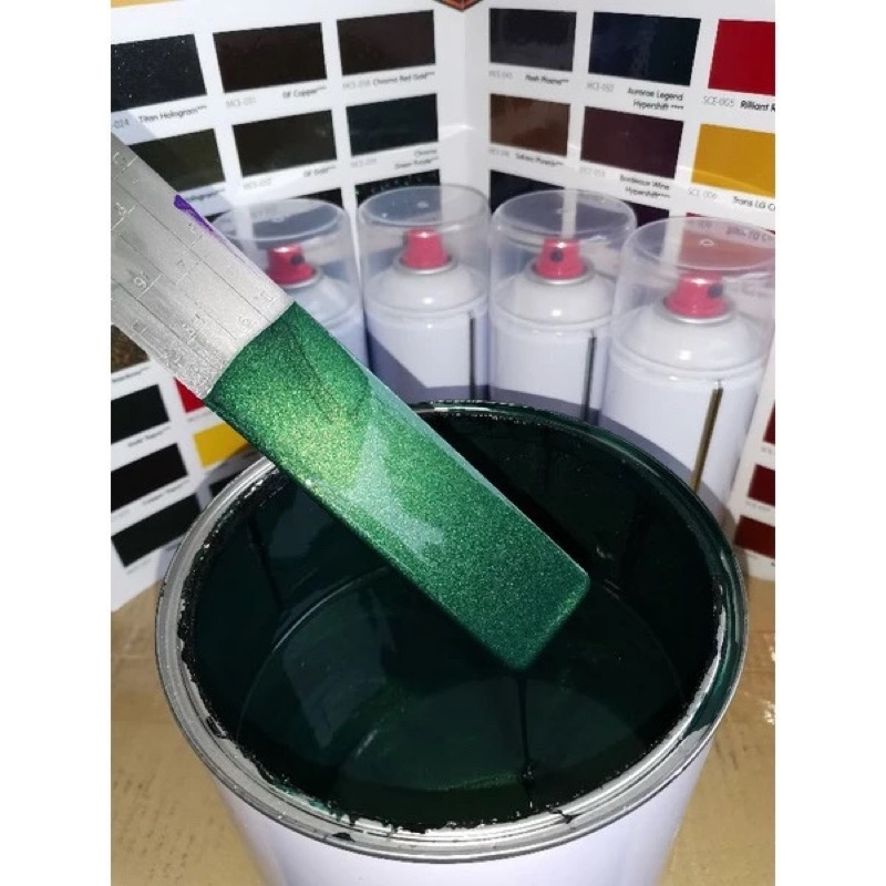 Spray tin colour Lotus Green B86 Pearl | Shopee Malaysia