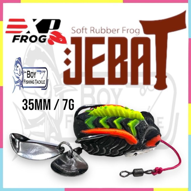 EXP JEBAT SOFT FROG KATAK HARUAN KILLER UMPAN KATAK 35mm 7g | Shopee ...