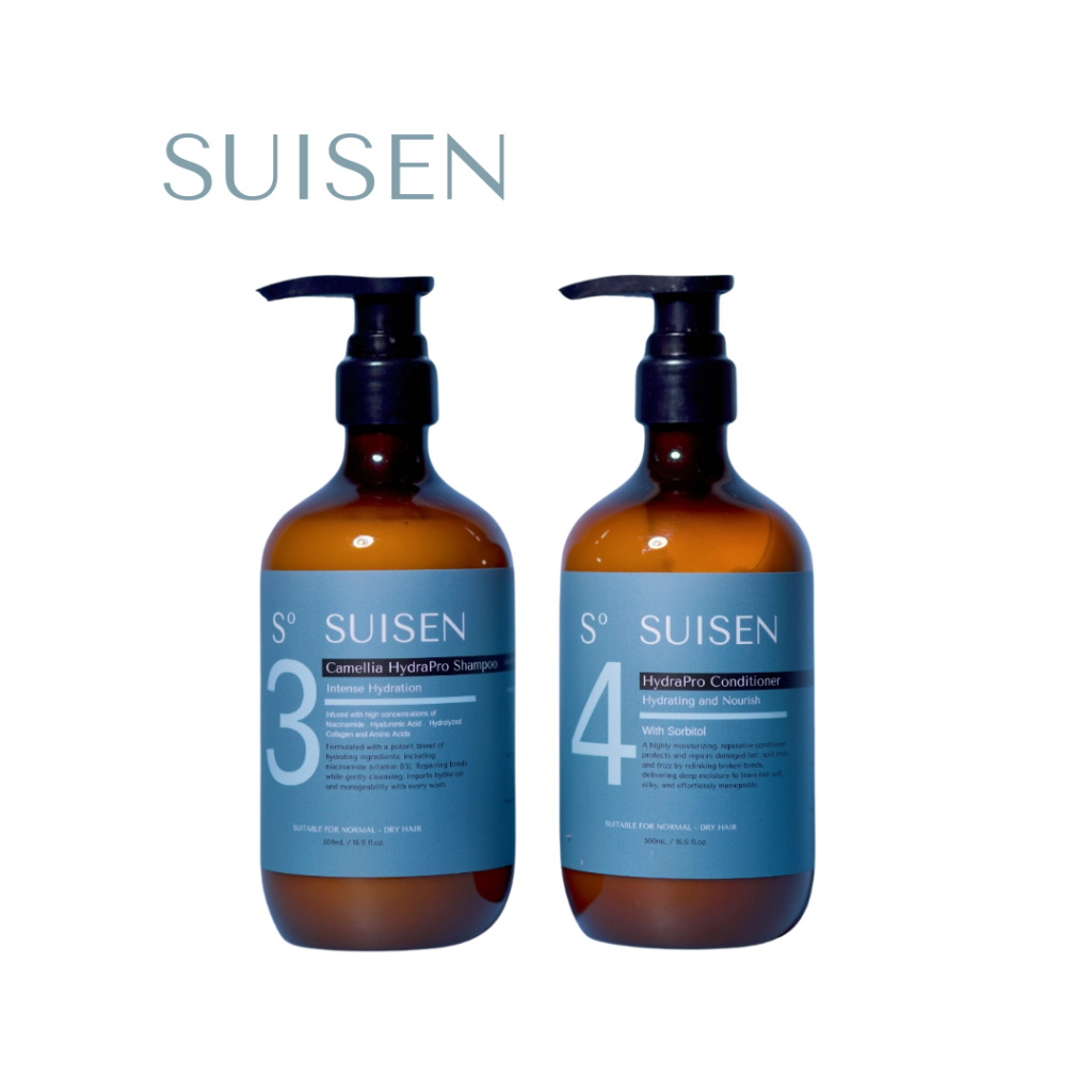SUISEN Hydra Duo Set - Hydrapro Shampoo + Conditioner (500ml) - FOR DRY HAIR / SCALP | Shopee ...