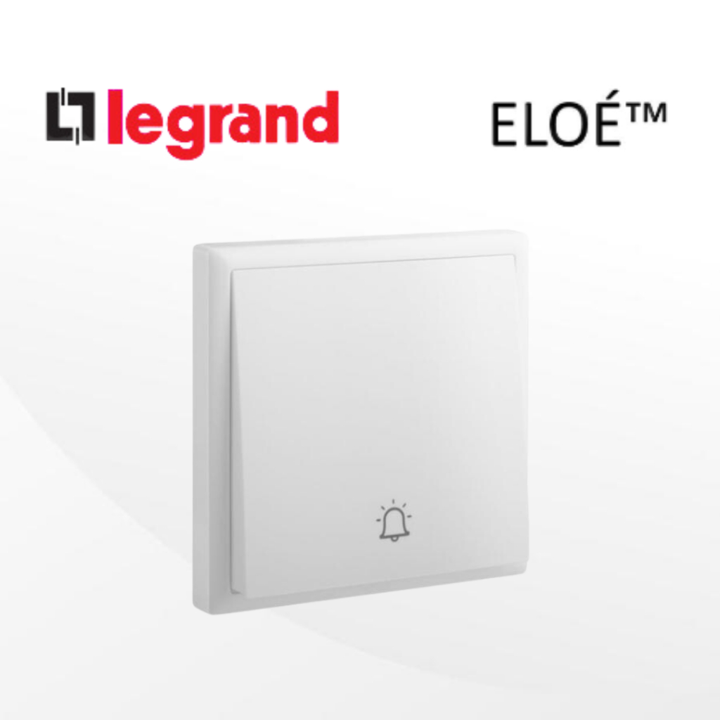 Legrand Eloe Series 618011 1 Gang Bell Push Switch White | Shopee Malaysia