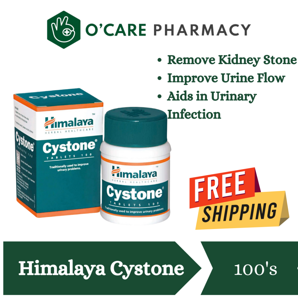 Himalaya Cystone - 100 Tablets, Gout Kidney Stone Breakdown, Urinary ...