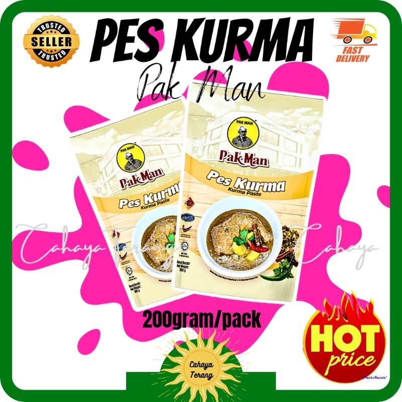 (NEW ITEM)PES KURMA PAK MAN 200GRAM COOKING PASTE KURMA | Shopee Malaysia