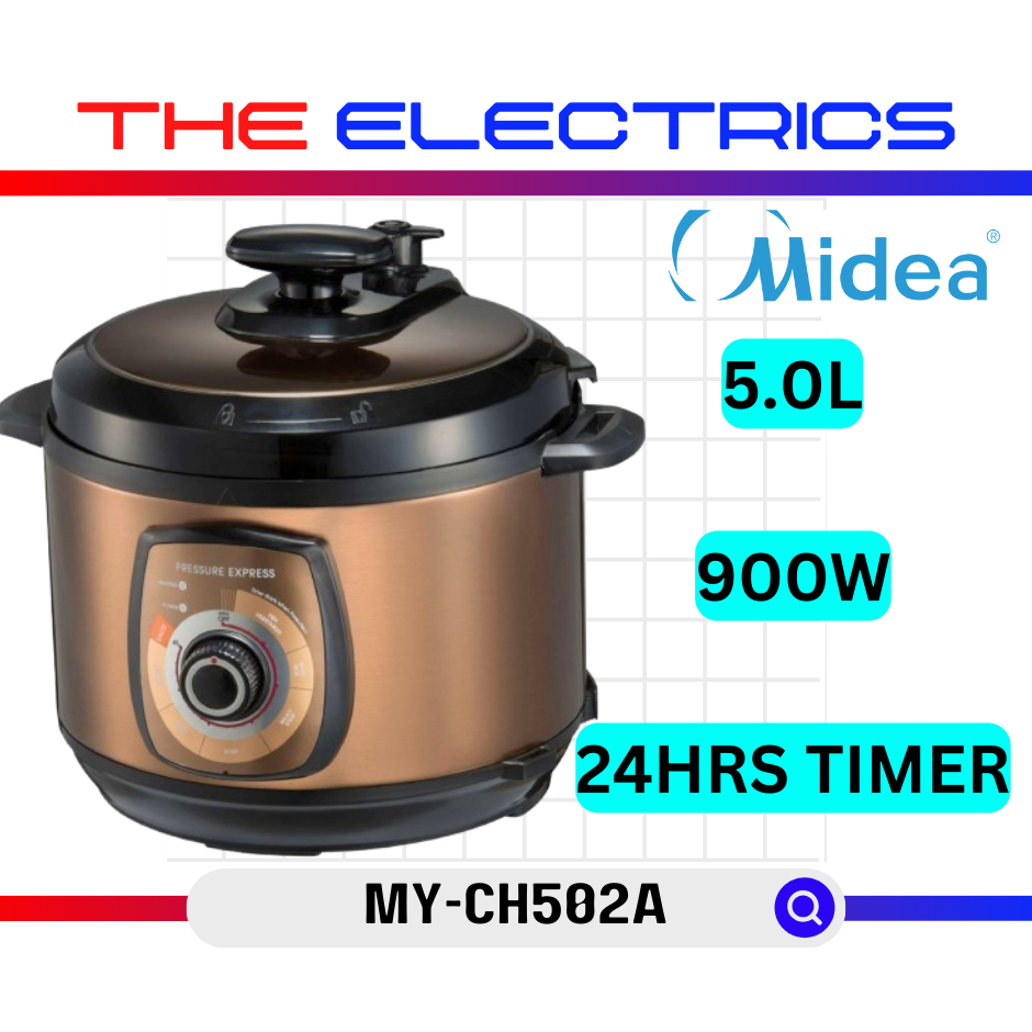 MIDEA 5.0L PRESSURE COOKER WITH DUAL INNER POT MY-CH502A | Shopee Malaysia
