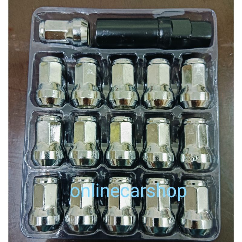 Heptagon Sport Rim Wheel Nut ( Besi ) M12 x 1.5mm Proton Perodua Honda ...