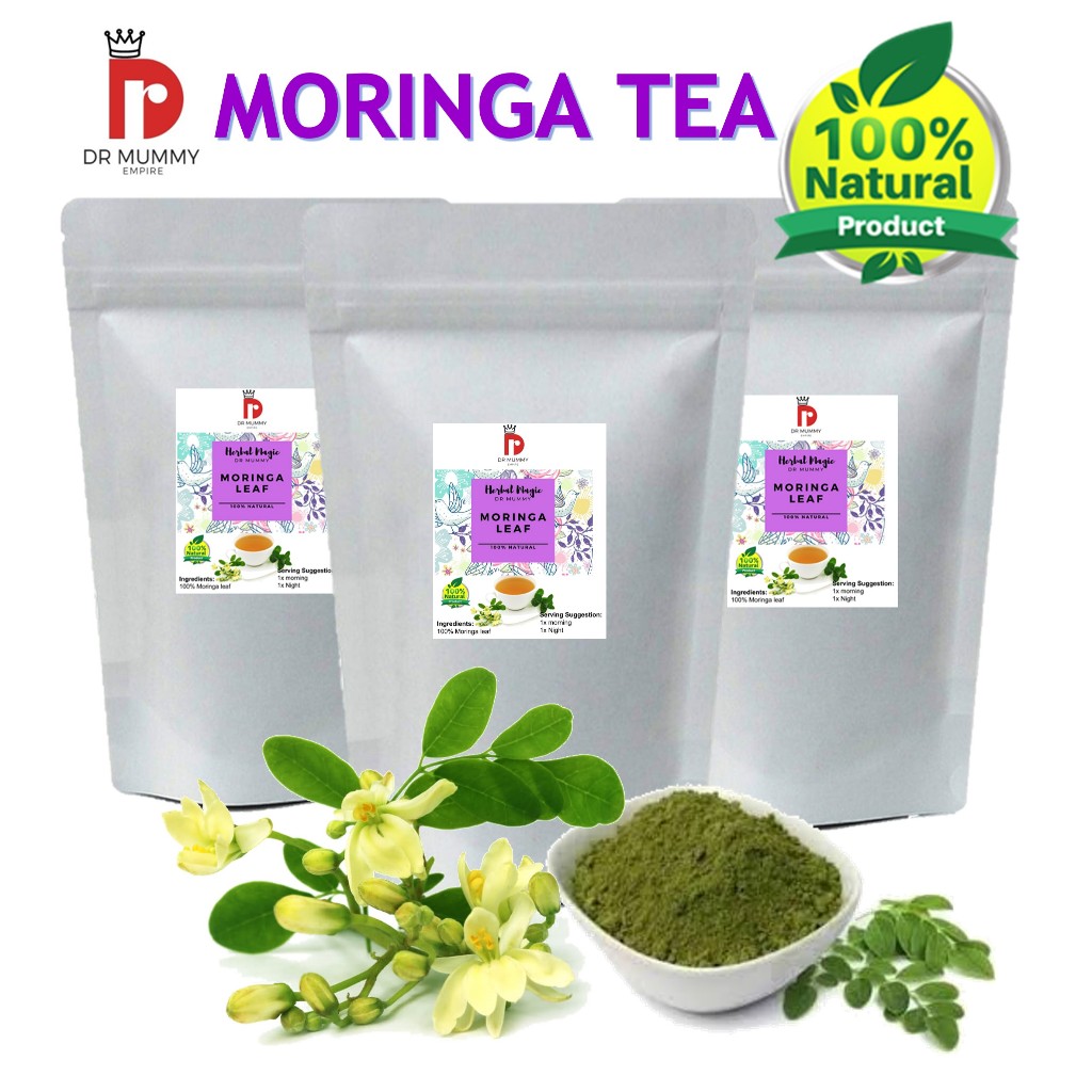 moringa tea -*30 UNCANG/ dry Moringa tea /TEH DAUN KELOR 100% daun ...