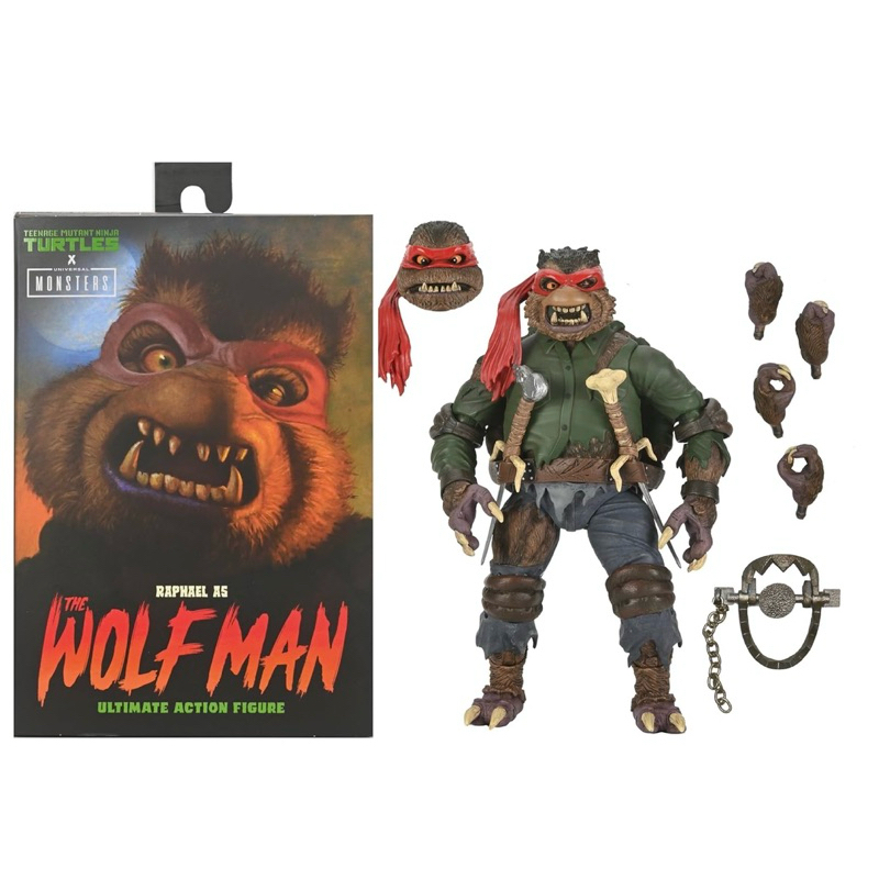 NECA TMNT Universal Monsters/Teenage Mutant Ninja Turtles Raphael as ...