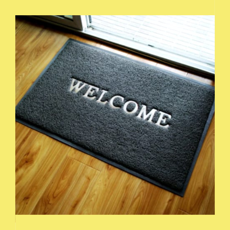 PVC COIL MAT Welcome 60cm x 90cm Floor Mat Tikar Getah Alas Kaki ...