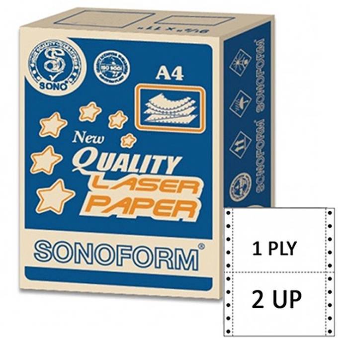 Sonoform Computer Form 1ply 2up (1000fans) | Shopee Malaysia
