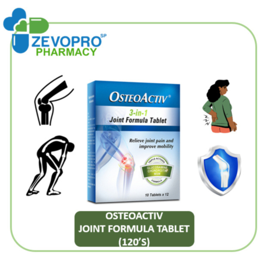 OsteoActiv 3-In-1Joint Formula Tablets [Exp: 07/2027] / Powder 30s [03/ ...