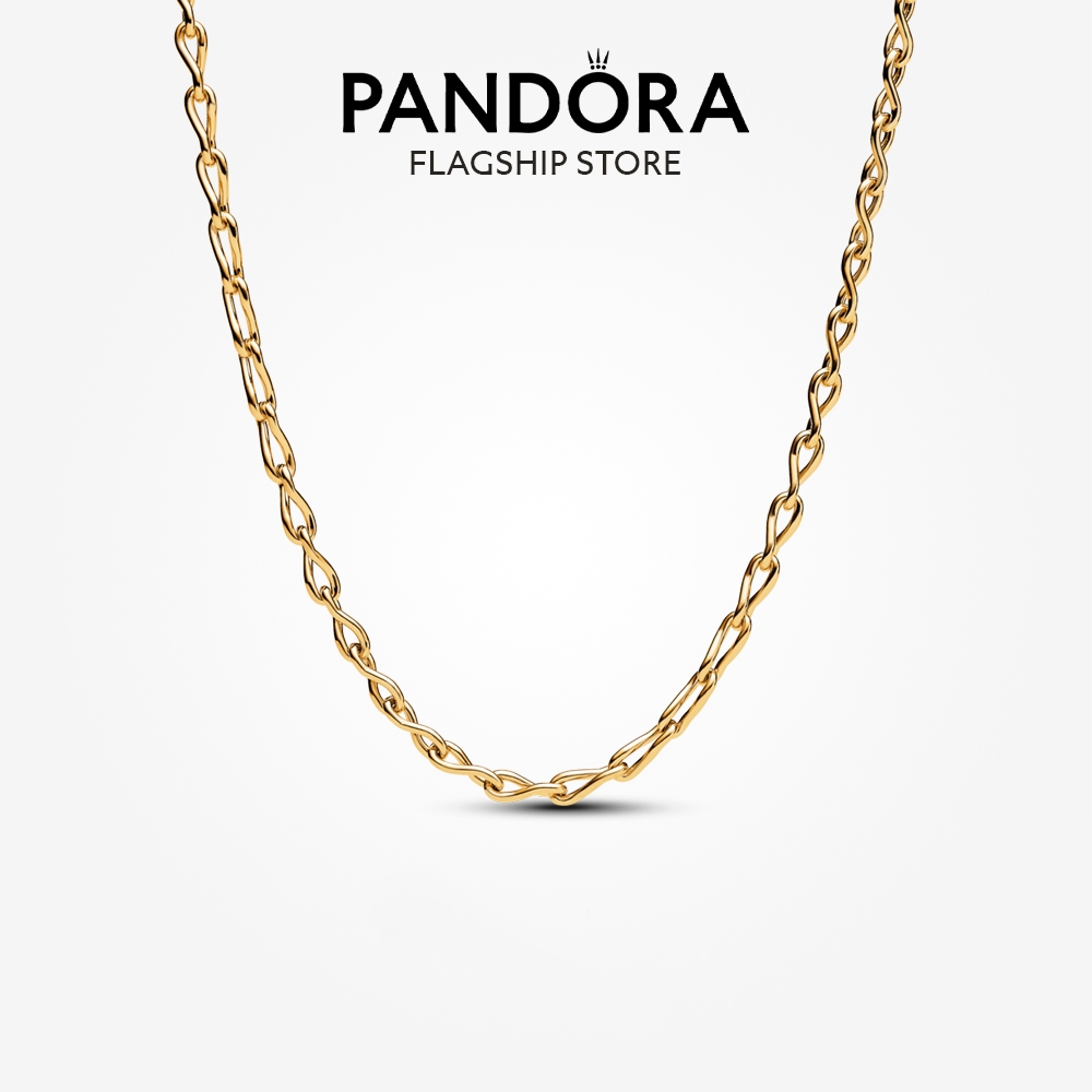 Pandora 14K Gold Plated Infinity Chain Necklace - 45CM | Shopee Malaysia