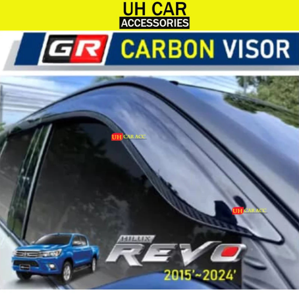 Toyota Hilux Revo Rocco Rogue 2016 - 2024 GR Sport Carbon Style Window ...