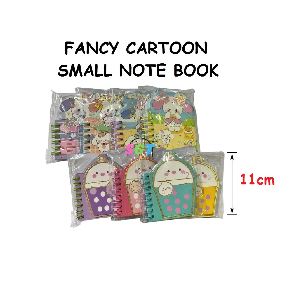 Fancy Cartoon Small Spiral Note Book (60 Pages) | Shopee Malaysia