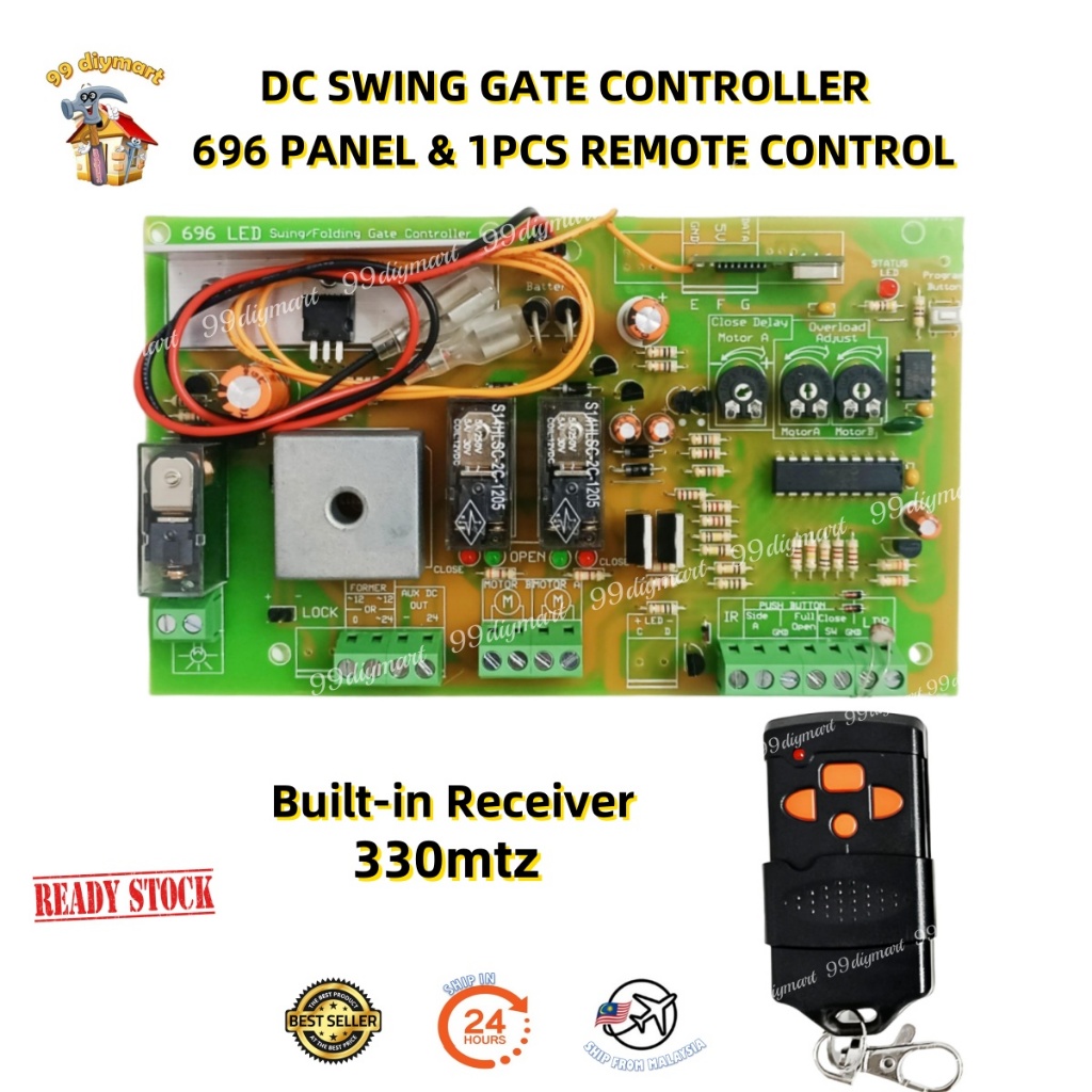 Startech 696 4CH 330mtz Swing/Folding Gate Control Board Panel ( Built ...
