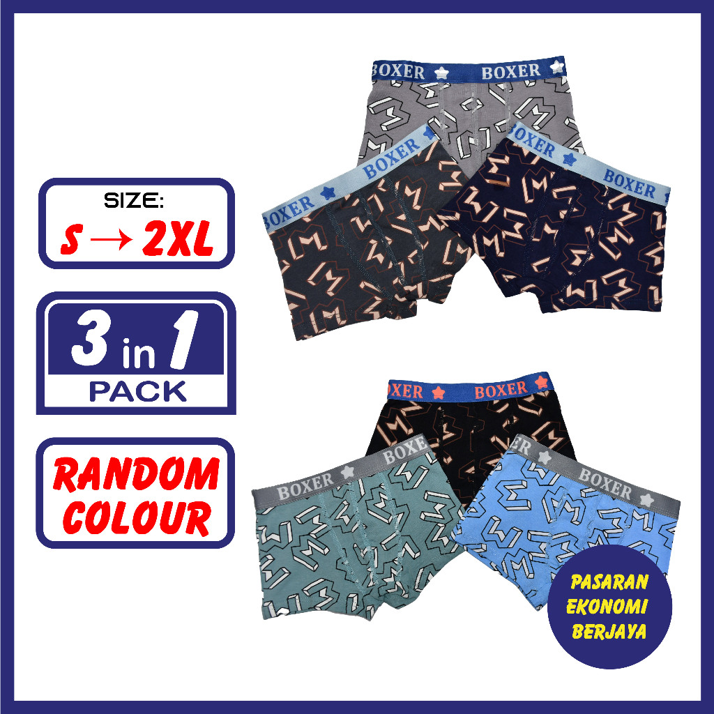 SELUAR DALAM BUDAK LELAKI 62018# [3pcs/set] GIRLS UNDERWEAR/ SPENDER BUDAK LELAKI TIGA HELAI ...