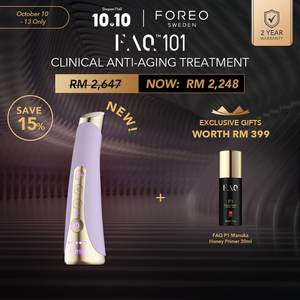 FOREO FAQ™ 101 Professional RF & LED Facial Rejuvenation | Shopee Malaysia