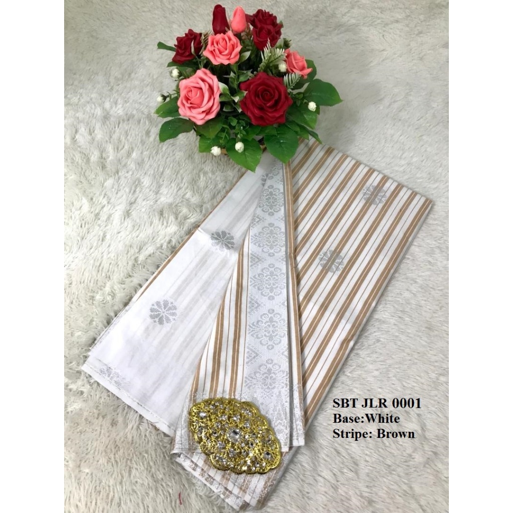Songket Republik Songket Bunga Tabur Jalur Kain Pasang Tenun Asli ...