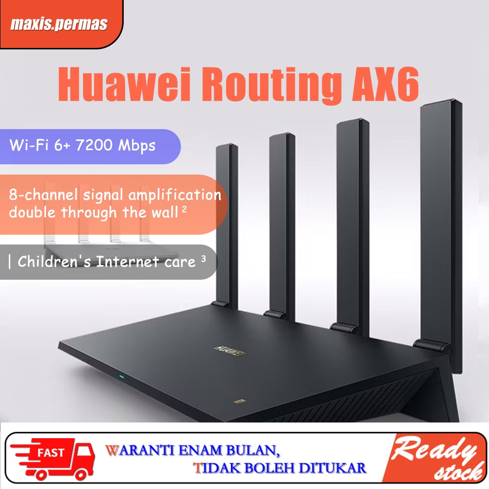 Huawei AX6 Wi-Fi 6+ Router 7200Mbps Dual Band Wireless Modem for Home ...