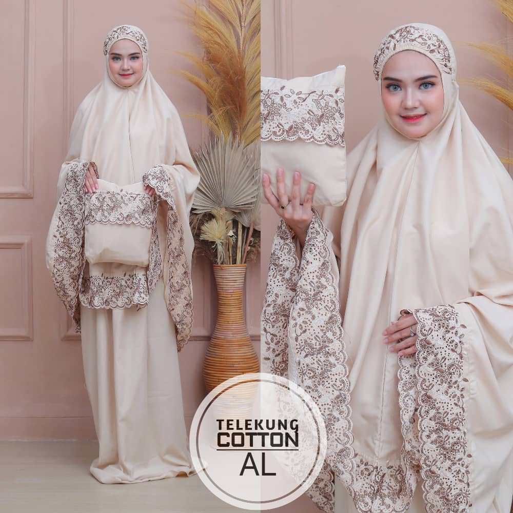 Telekung Bag Sulam Cotton, Telekung Sulam Murah, Telekung Cotton ...