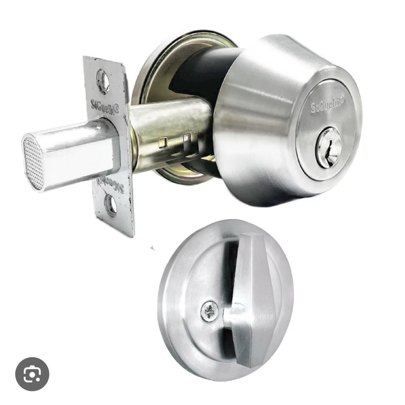 St. Guchi Stainless Steel Dead Bolt Lock For Wooden Door Lock Kunci ...