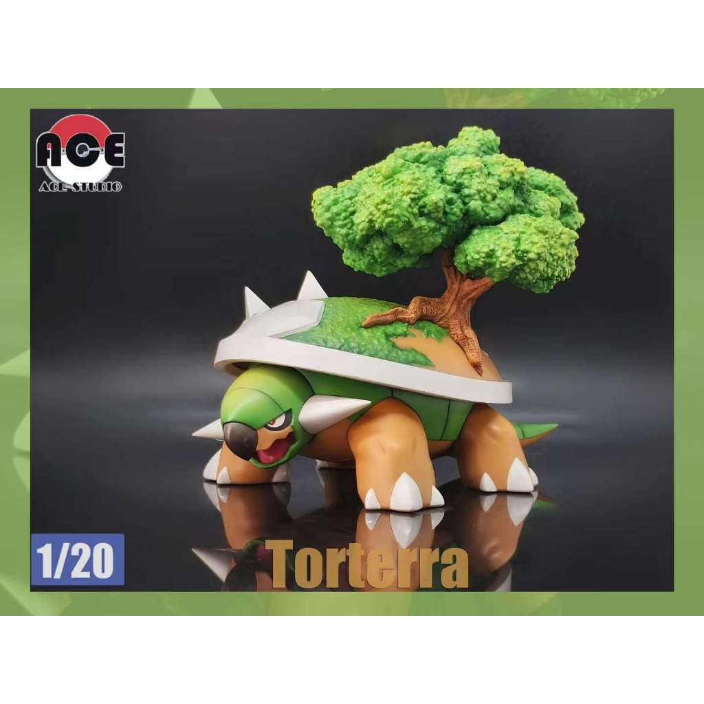 Ace Studio - Torterra Evolution Group Pokemon Resin Statue GK Anime ...
