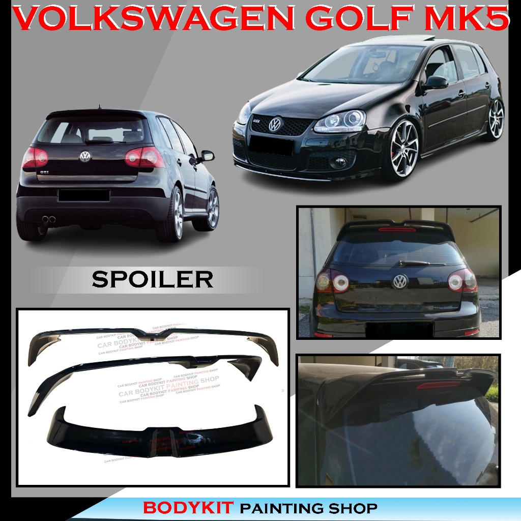 VOLKSWAGEN GOLF 5 MK5 GTI 2003-2008 OETTINGER STYLE REAR SPOILER ...