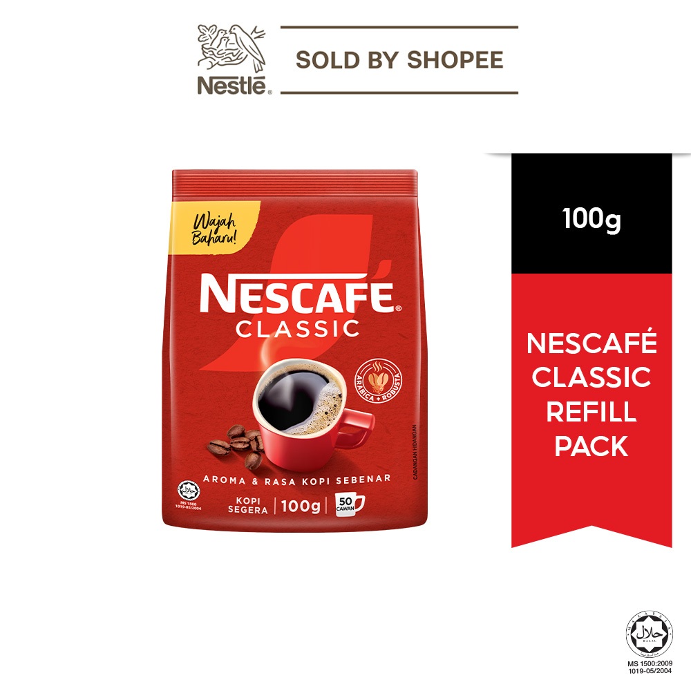 NESCAFE Classic Refill Pack 100g (Halal) | Shopee Malaysia